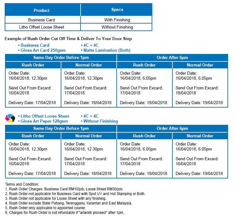 Excard | Online Printing Malaysia : Business Card, Name Card, Invoice ...